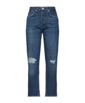 Rag & Bone Mediumblue Straightleg Jeans - Blue