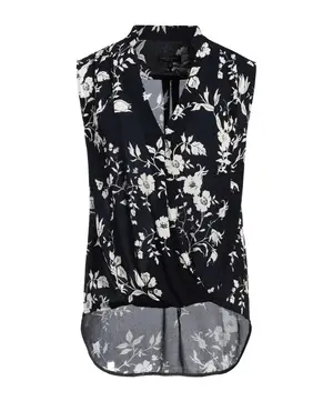 Rag & Bone Sleeveless Floralprint Top - Blue