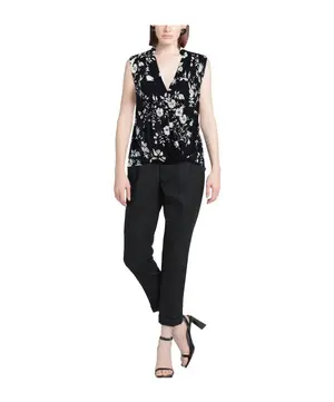 Rag & Bone Sleeveless Floralprint Top
