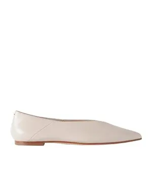AeydĒ Leather Point-toe Flats
