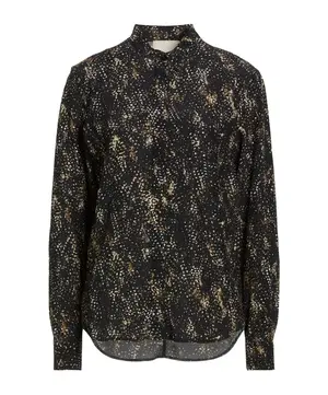 Isabel Marant Étoile Multicolor Chiffon Shirt - Black