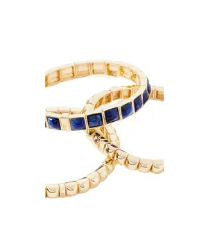 Assouline Gold-tone Crystal Bracelets