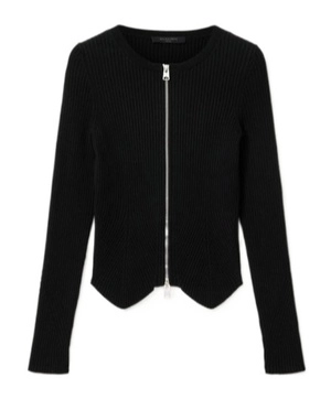ALLSAINTS Zippered Knitwear - Black