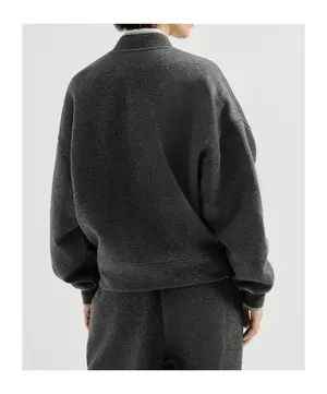 Brunello Cucinelli Techno Cotton And Cashmere Interlock Bomber Jacket