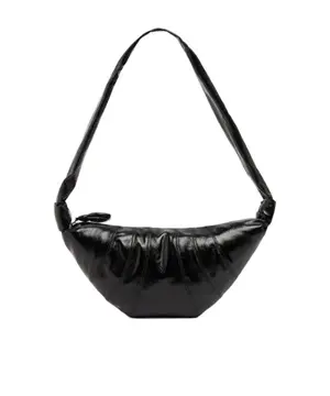 LEMAIRE Longstrap Crescent Bag - Black