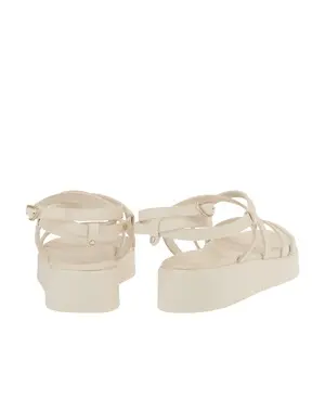 ANCIENT GREEK SANDALS Logo Flat Sandals