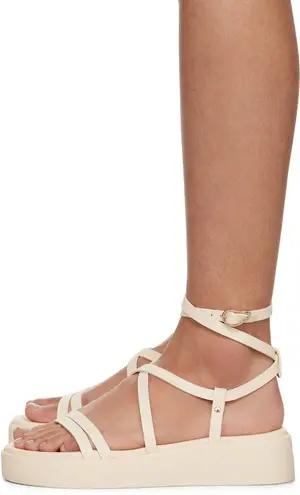 ANCIENT GREEK SANDALS Logo Flat Sandals