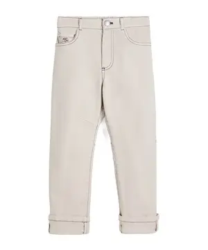 Brunello Cucinelli Straight-leg Trousers - White
