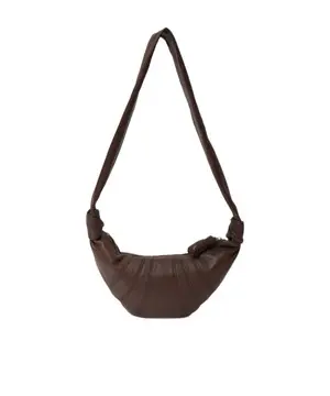 LEMAIRE Longstrap Crescent Bag - Brown