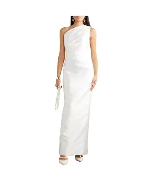 Solace One-shoulder Satin Twill Gown