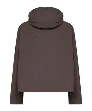 Herno Drawstring Hooded Casual Jacket
