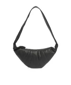 LEMAIRE Longstrap Crescent Bag - Black