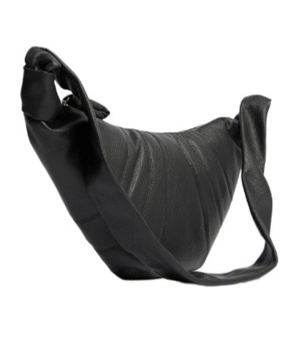LEMAIRE Longstrap Crescent Bag - Black