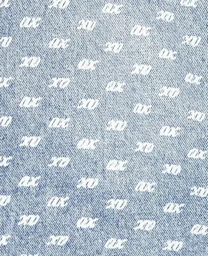 Armani Exchange Logo-print Denim Shirt