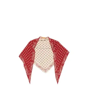 Guest In Residence Triangular Scarf - Red