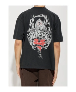 ALLSAINTS Skull Heart Graphic Short Sleeve T-shirt