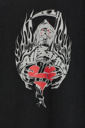 ALLSAINTS Skull Heart Graphic Short Sleeve T-shirt