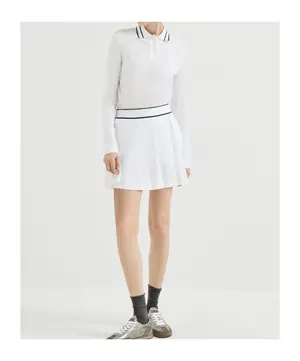 Brunello Cucinelli Stretch-cotton Piqué Polo Shirt With Logo