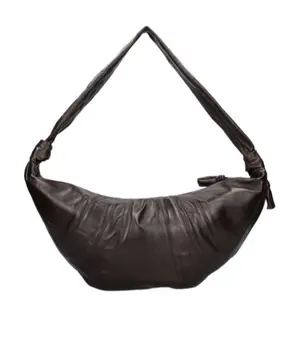 LEMAIRE Longstrap Crescent Bag - Black