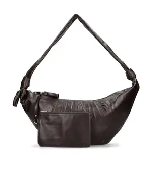 LEMAIRE Longstrap Crescent Bag - Black