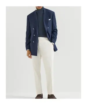 Brunello Cucinelli Mouliné Cashmere Turtleneck Sweater