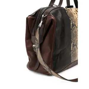Dries Van Noten Snakeskin Patchwork Shoulder Bag