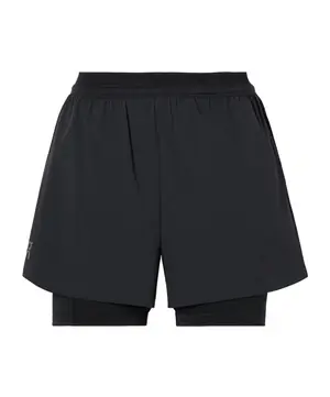 On Pace Layered Recycled-shell And Stretch-jersey Shorts