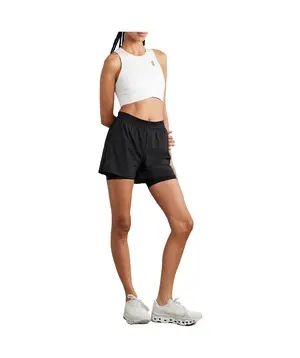 On Pace Layered Recycled-shell And Stretch-jersey Shorts
