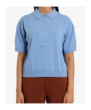 SEMICOUTURE Knit Polo Shirt