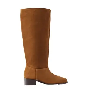Staud Kneehigh Suede Boots - Brown