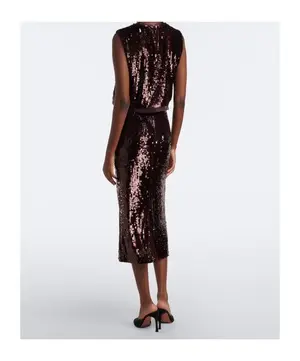 Simkhai Nikki Sequined Midi Skirt