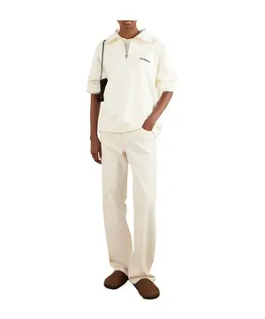 FRAME Cotton-jersey Half-zip Sweatshirt - No
