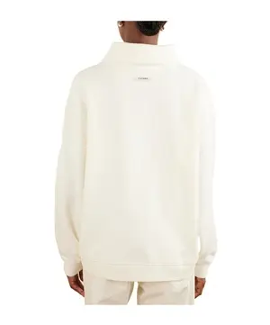 FRAME Cotton-jersey Half-zip Sweatshirt - No