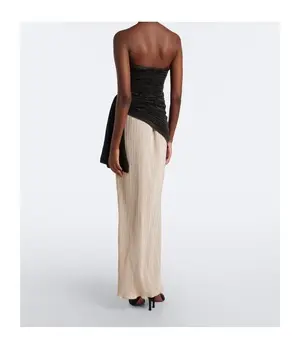 Simkhai Laia Plissé Bustier Dress
