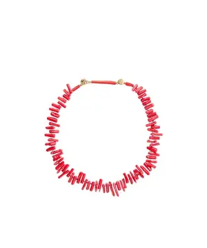 Assouline Coral Branch Necklace - Red