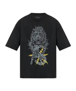 ALLSAINTS Graphic Print Short Sleeve T-shirt - Black