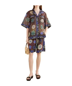 ALEMAIS Jasper Printed Drawstring Shorts