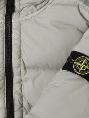 Stone Island Hooded Logo Coat