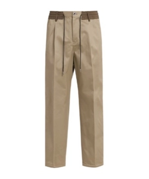 Sacai Wide Pants With Drawstring