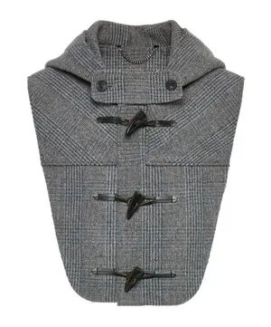 MAISON MARGIELA Checked Wool Cropped Vest