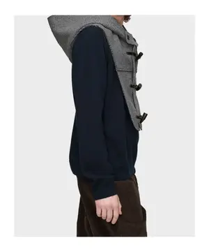 MAISON MARGIELA Checked Wool Cropped Vest