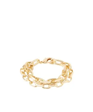 Assouline The Paperclip Gold-tone Chain Bracelet - Yellow