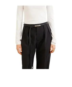 KALLMEYER Lowell Embellished Leather Belt - Black