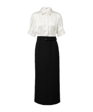Simkhai Alvera Twill Midi Dress