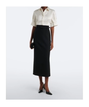 Simkhai Alvera Twill Midi Dress