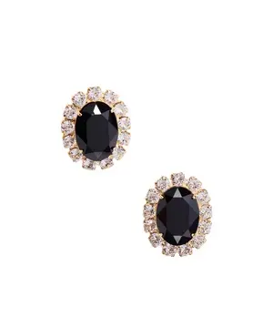 JENNIFER BEHR Crystal-embellished Gold-plated Earrings