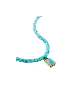 JENNIFER BEHR Gold-tone Crystal And Stone Necklace