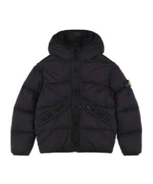 Stone Island Hooded Jacket - Black