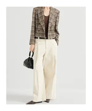 Brunello Cucinelli Stretch Cotton Ribbed Jersey Top With Monili