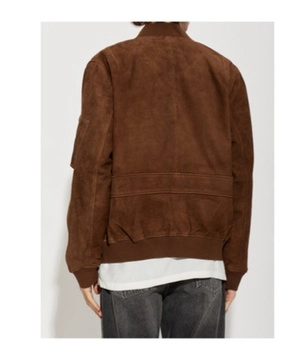 ALLSAINTS Suede Bomber Jacket